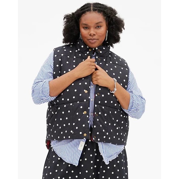 Clare V | Jackets & Coats | Clare V Vest Womens Xl Xxl Black White ...